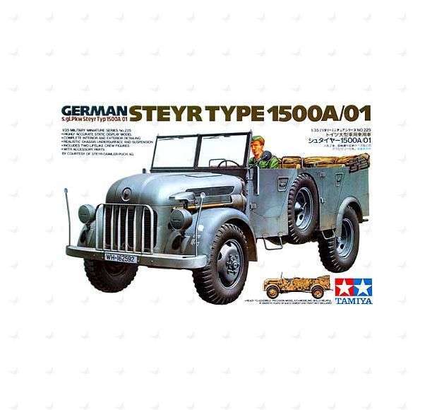 1/35 Tamiya MM #225 German Personnel Carrier Steyr Type 1500A/01 – Darkside