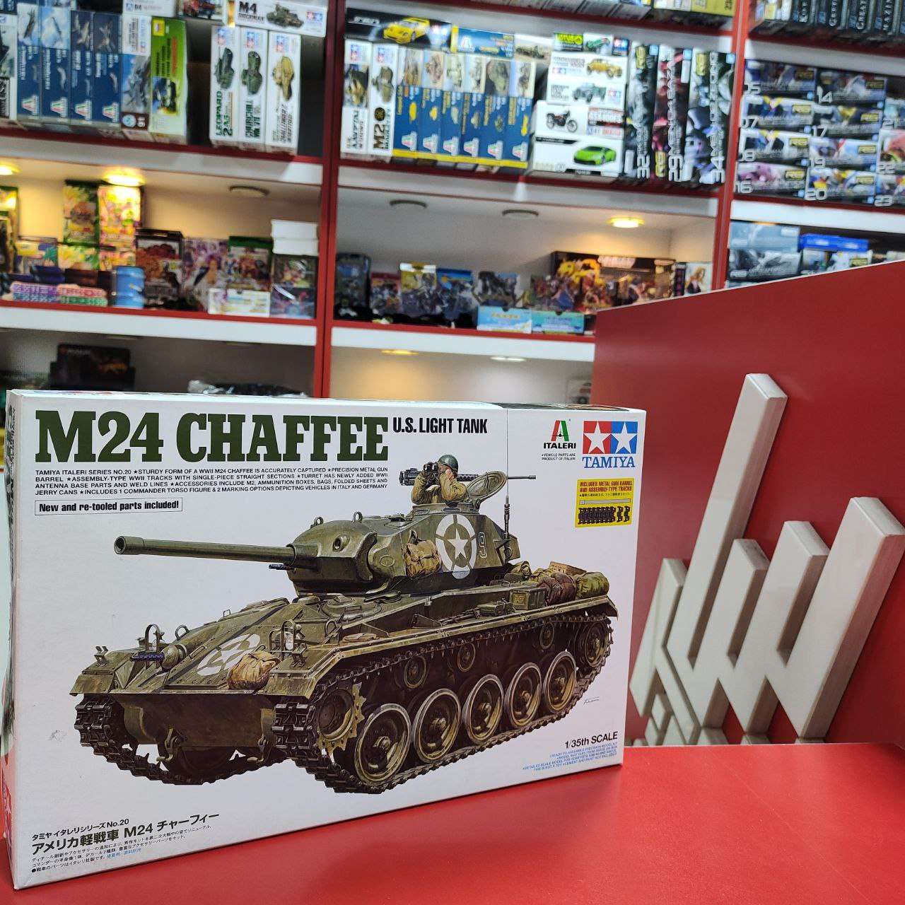 1/35 Tamiya Italeri #20 U.S. Light Tank M24 Chaffee – Darkside